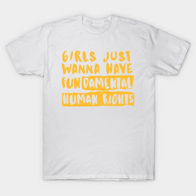 Girls Just Wanna Have Fundamental Human Rights Gender Equality T